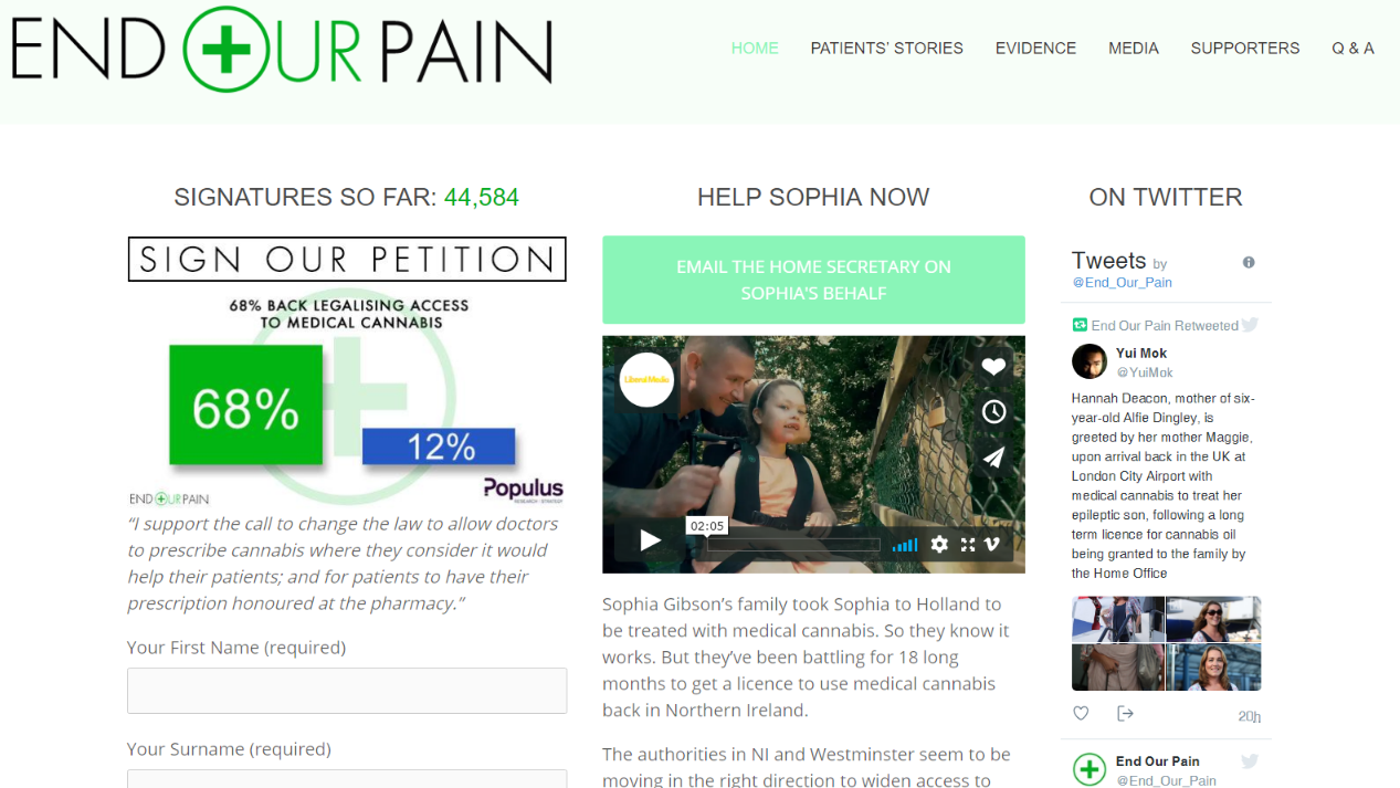 From Our Friends at ‘End Our Pain’: Prater Raines