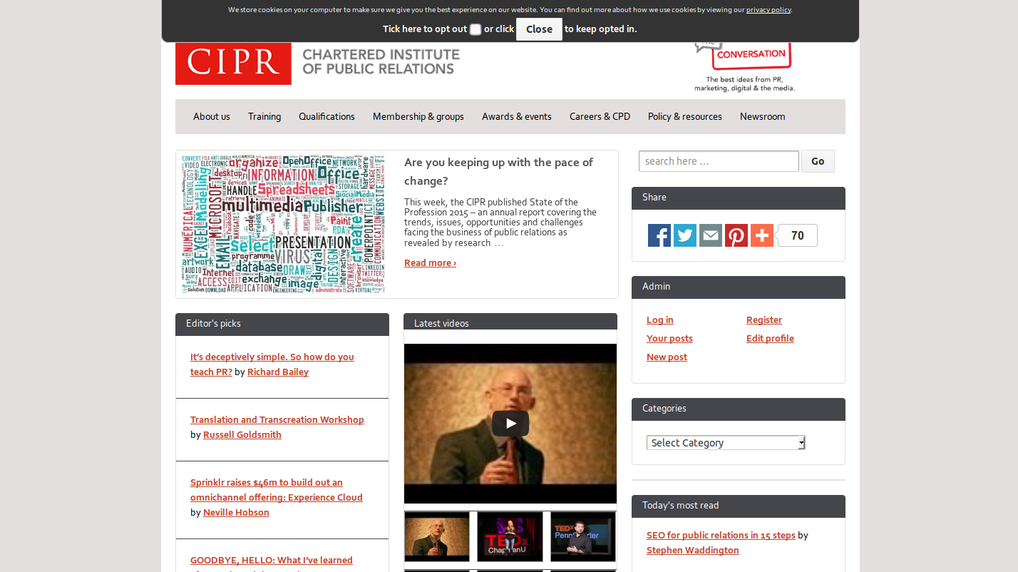 CIPR Conversation: Prater Raines